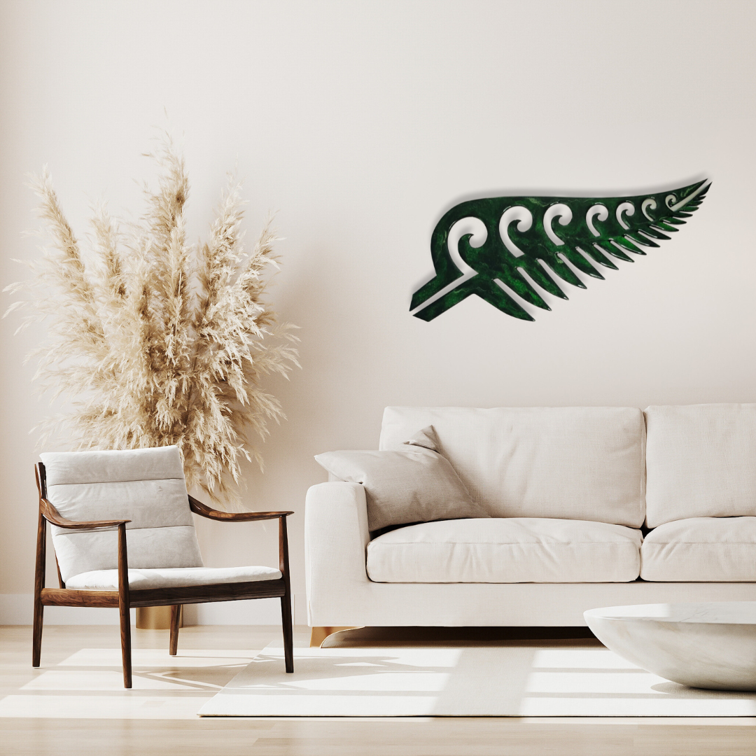 Koru Fern design resin artwork – Gravity Designz