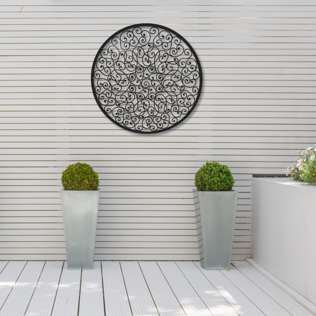 Gracie Iron Wall Decor Outdoor Caitlin And Cheryl Garber | Dose Of